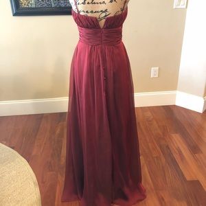 Samila & co. | Dresses | Samila Co Full Length Red Gown | Poshmark